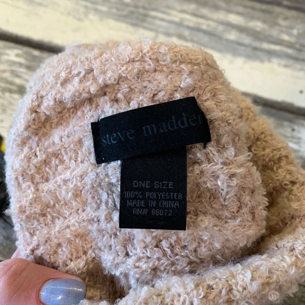 Steve Madden | Accessories | Steve Madden Pink Beanietoque | Poshmark